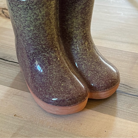 Accents | Terracotta Ceramic Rubber Rain Boot Planter Vase ...